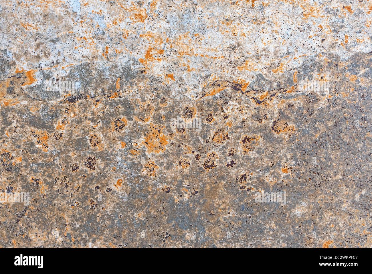 Rust texture with spots and irregularities on a metal sheet Stock Photo ...