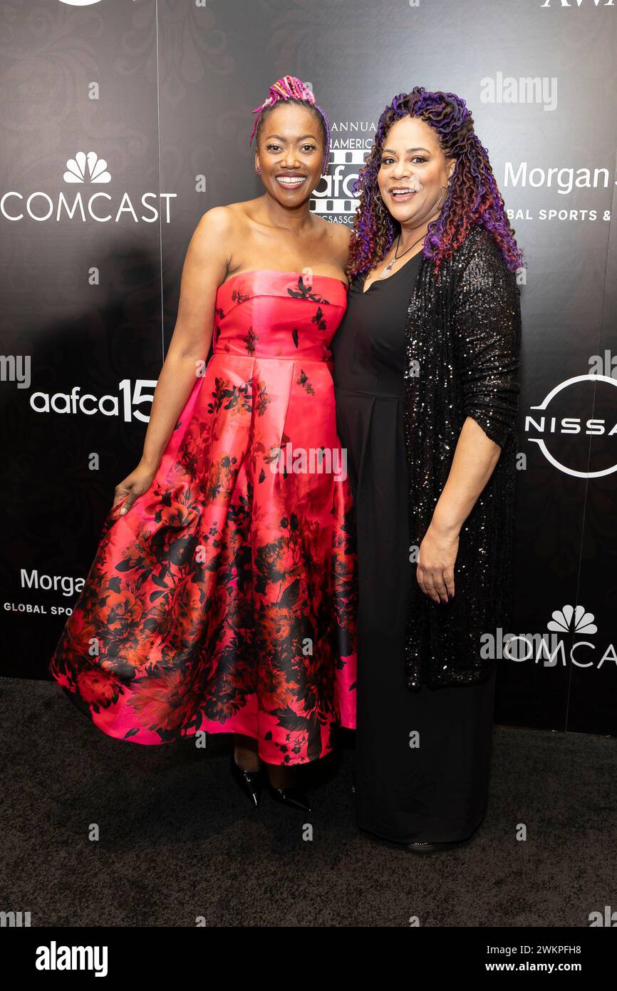 Beverly Hills, USA. 21st Feb, 2024. Erika Alexander and Kim Coles attend the arrivals of the ...