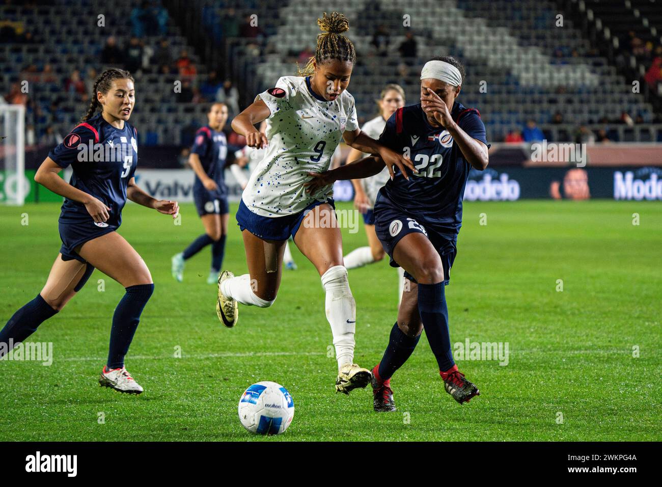 Carson, United States. 20th Feb, 2024. United States forward Midge ...