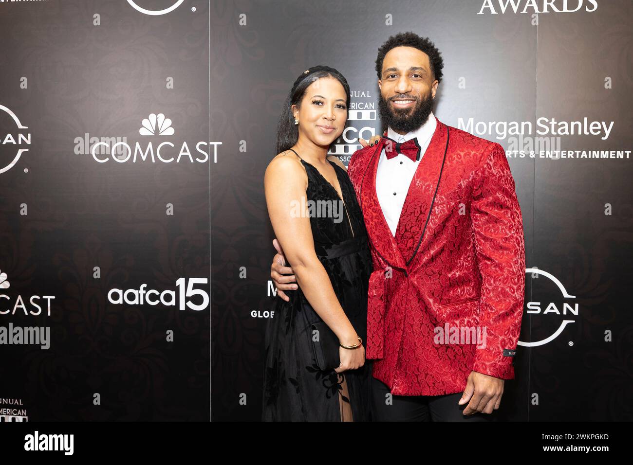 Beverly Hills, USA. 21st Feb, 2024. Netha Johnson and Johnathon Johnson ...