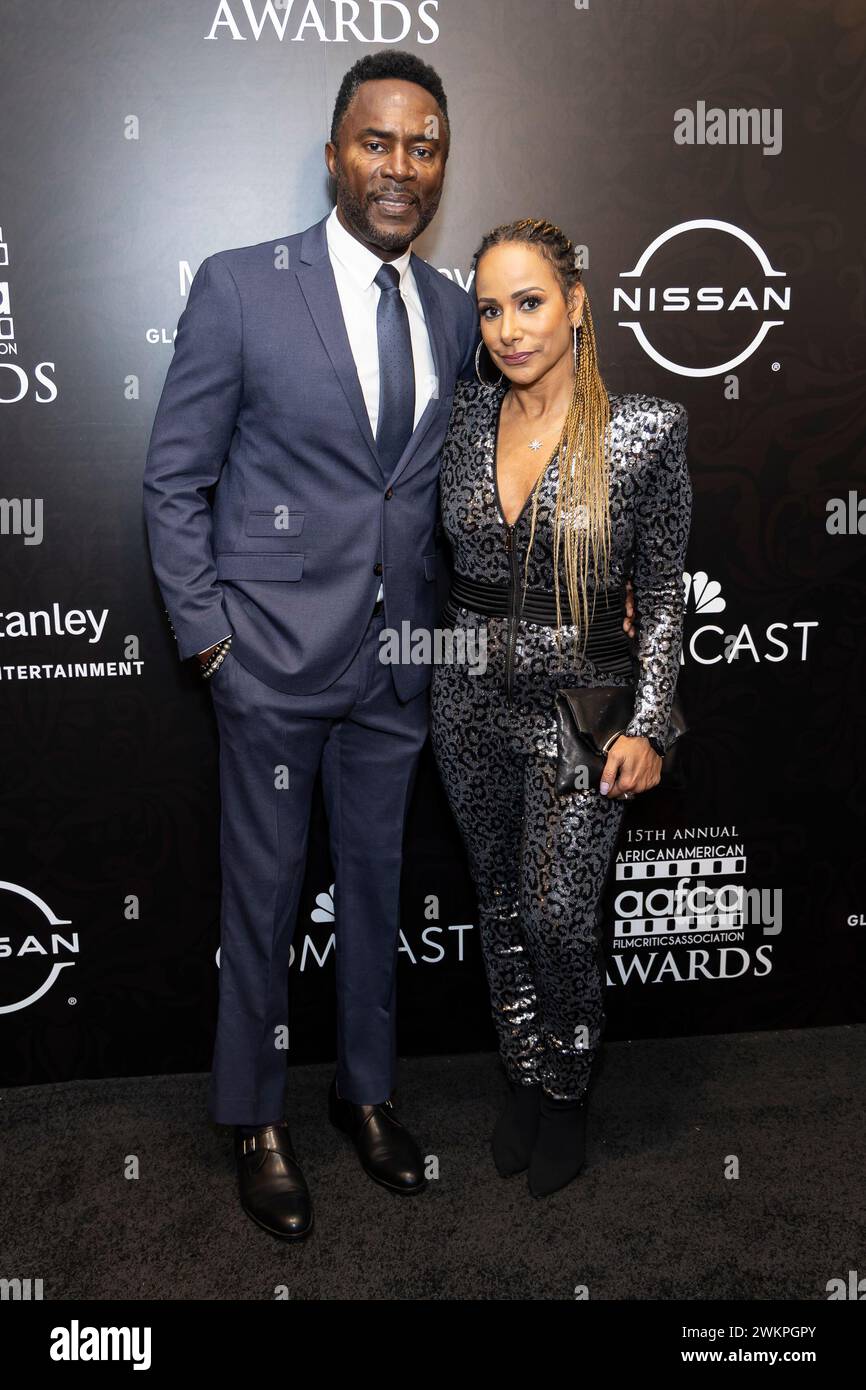 Beverly Hills, USA. 21st Feb, 2024. Richard Brooks and Amy Barnett ...