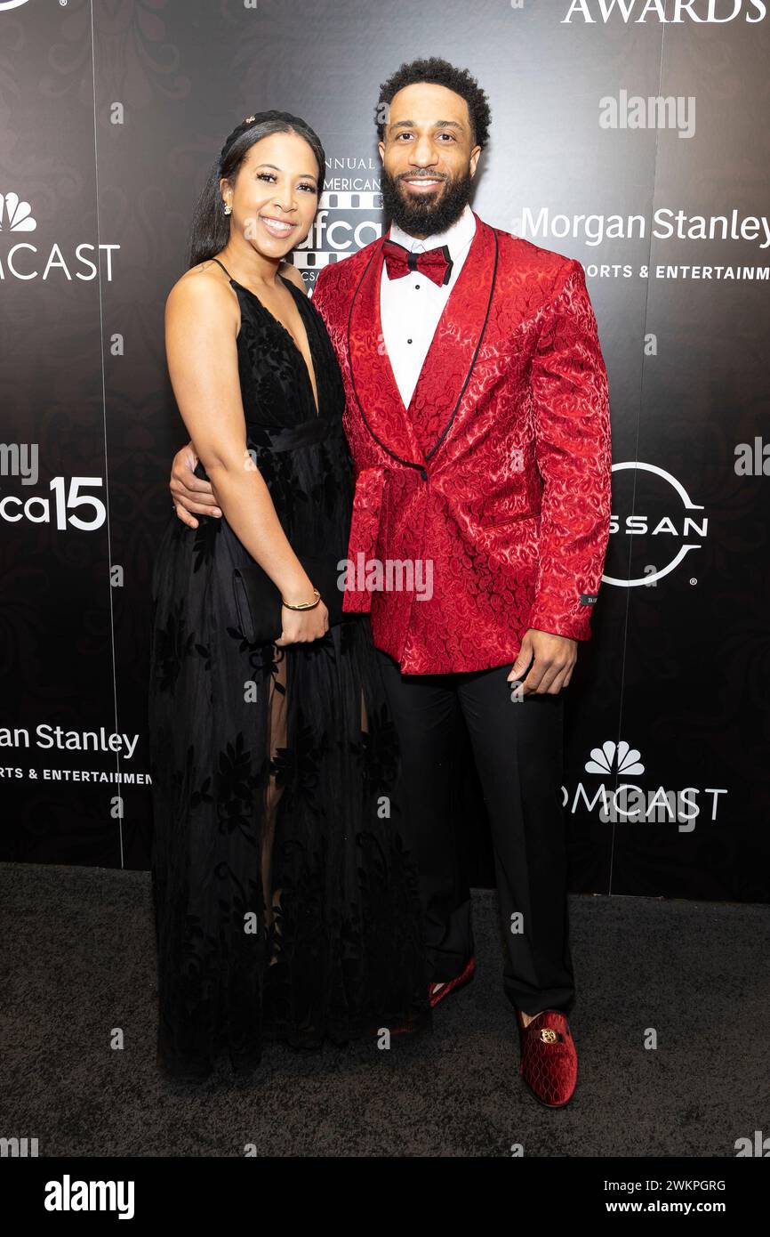 Beverly Hills, USA. 21st Feb, 2024. Netha Johnson and Johnathon Johnson ...