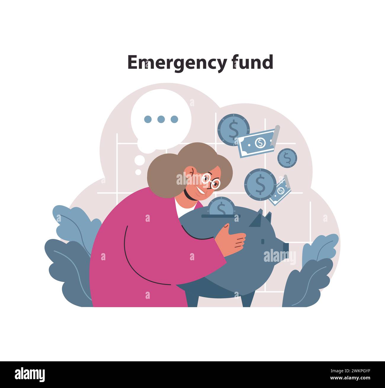 Financial independence, FIRE concept. Money savings for emergency fund ...