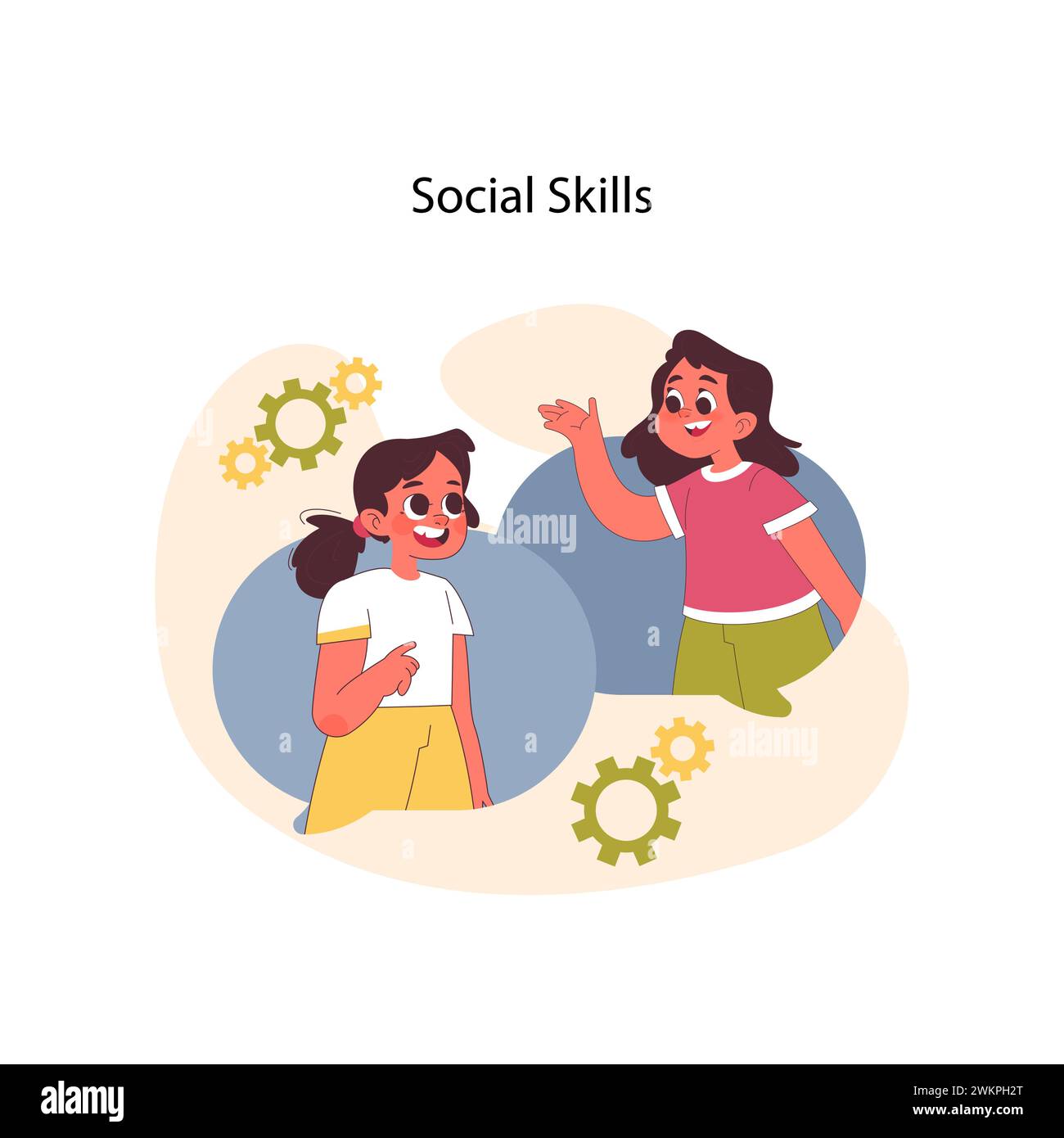 Engage in conversation Stock Vector Images - Alamy