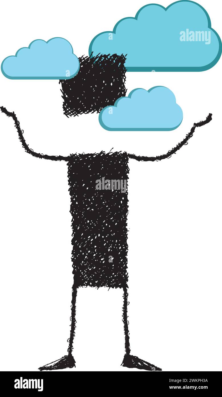 Dreaming distracted Stock Vector Images - Alamy