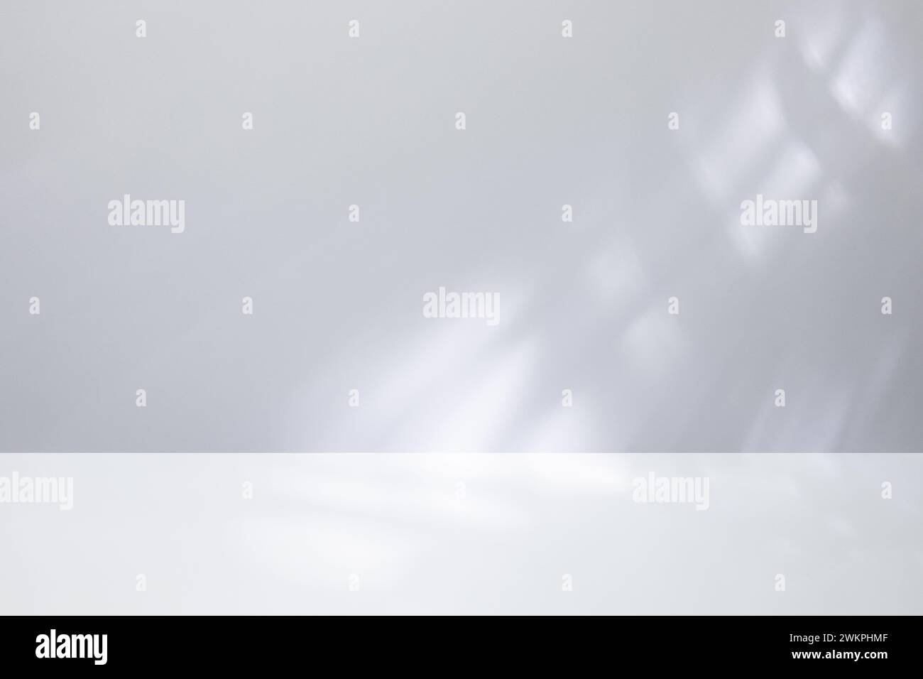 Mock up 3d room scene with natural window shadows overlay Stock Photo ...