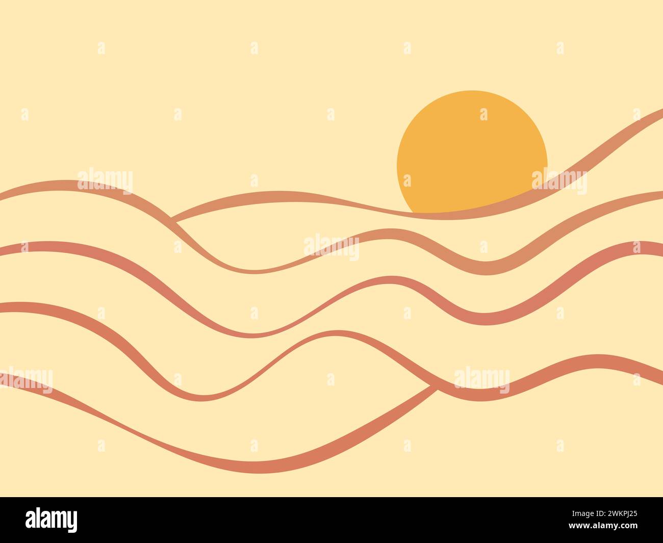 Mid horizon Stock Vector Images - Alamy