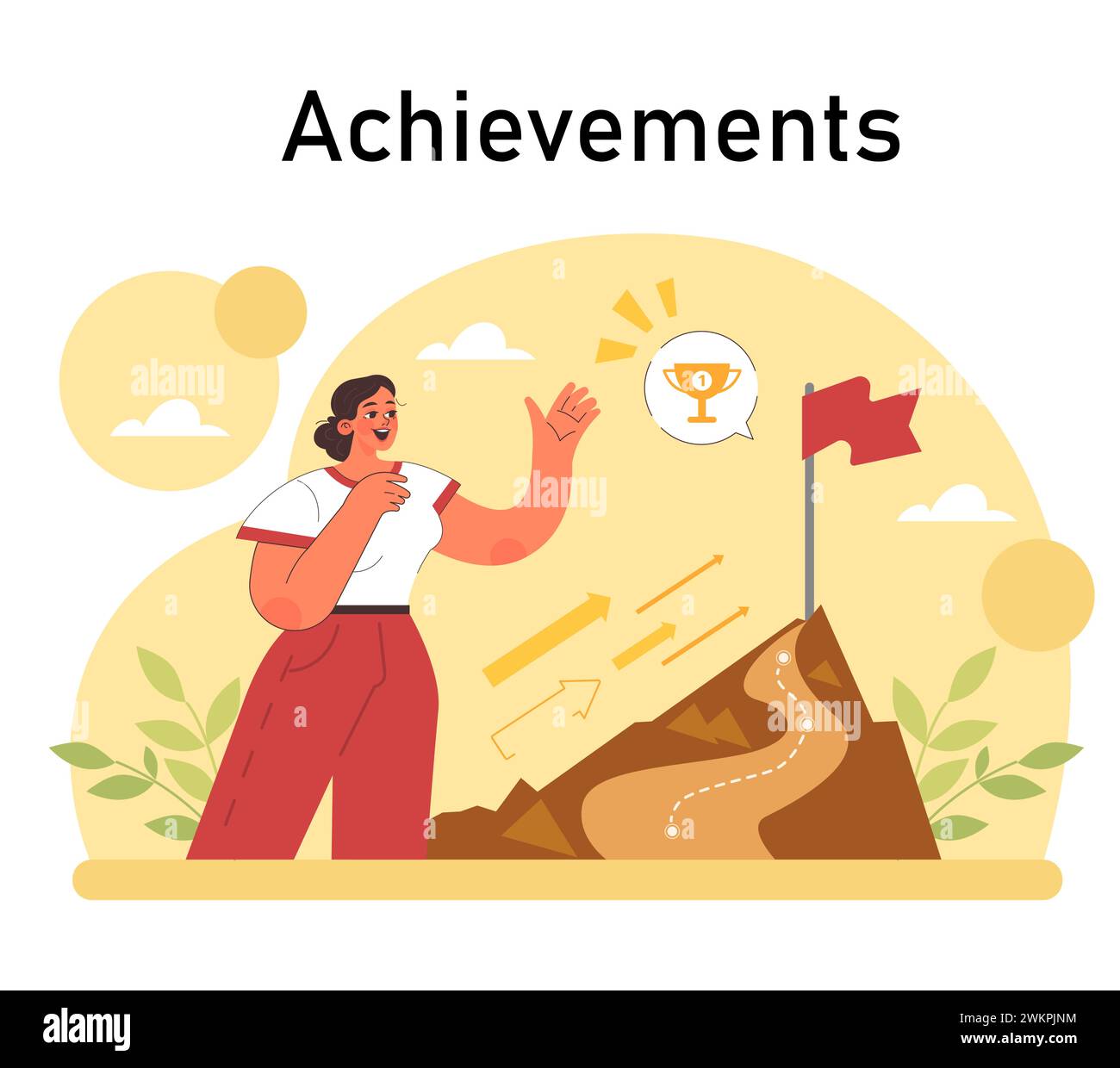 Positive psychology. Positive thinking and attitude. Optimistic mindset ...