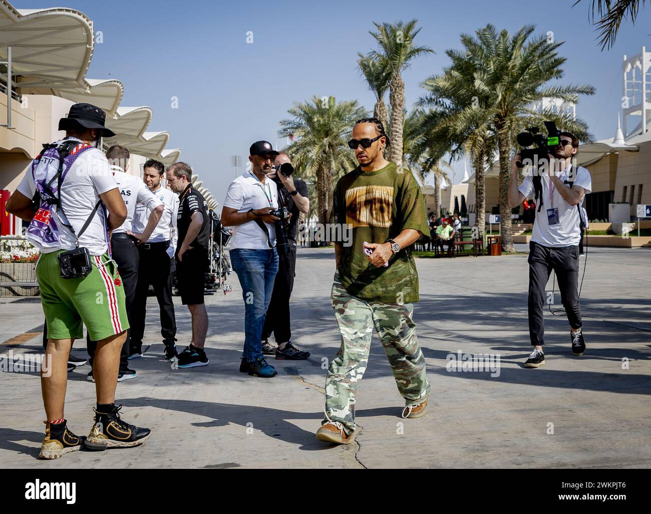 During paddock day bahrain international circuit in sakhir hi-res stock ...