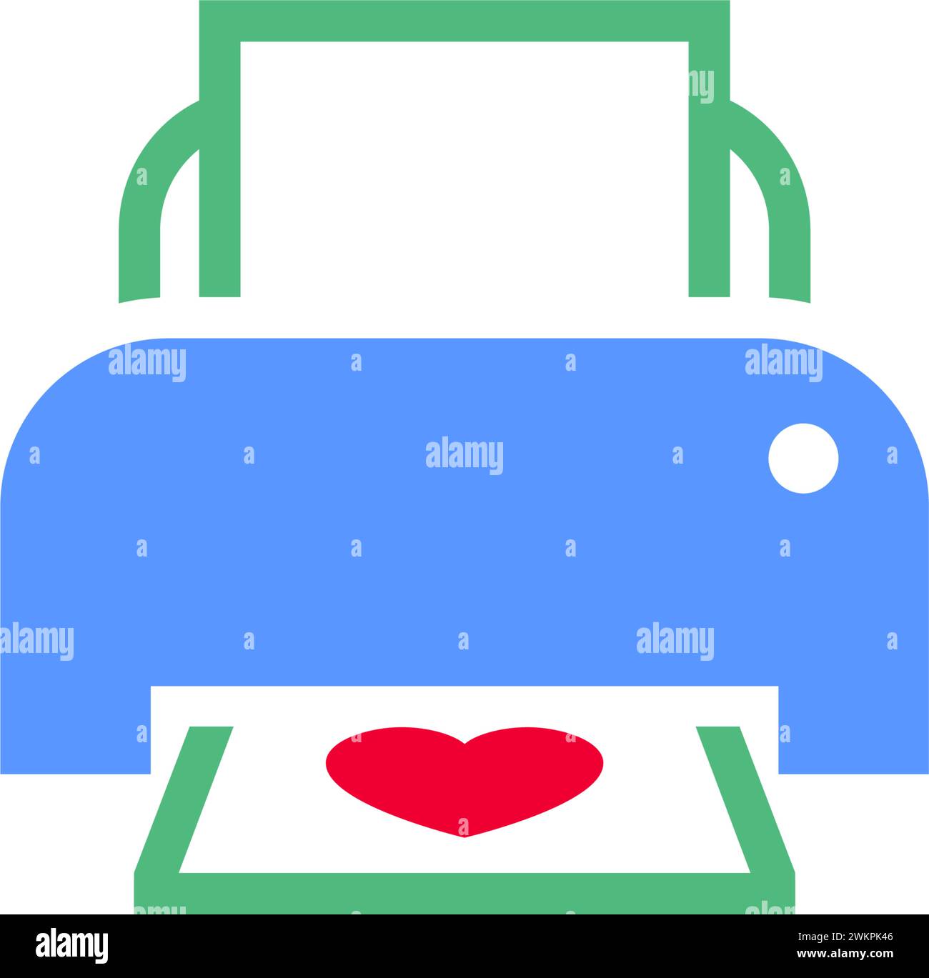 Cute valentines day paper Stock Vector Images - Alamy