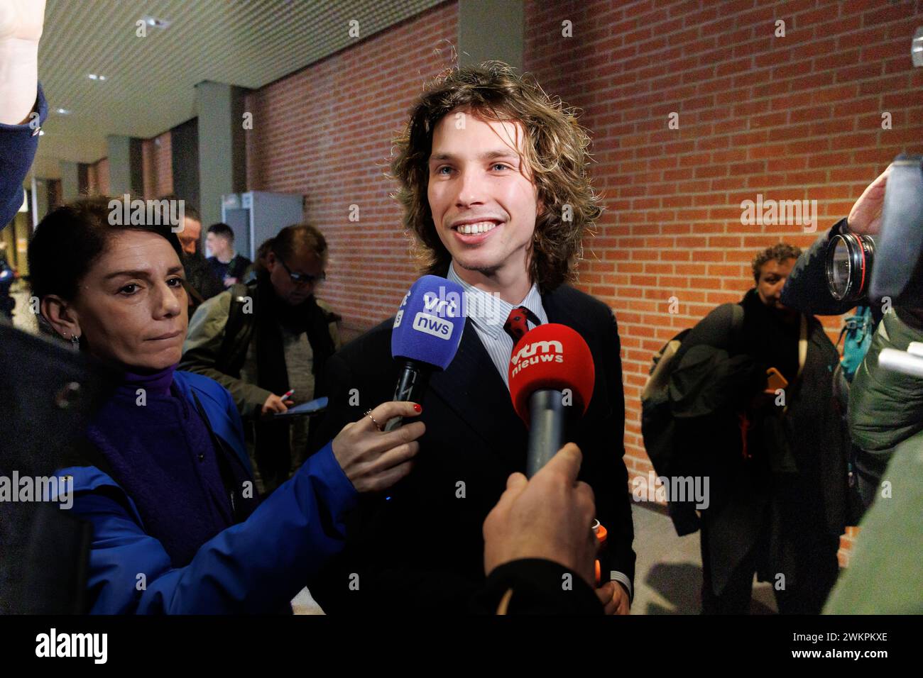 YouTuber Acid (Nathan Vandergunst) pictured during the verdict session ...