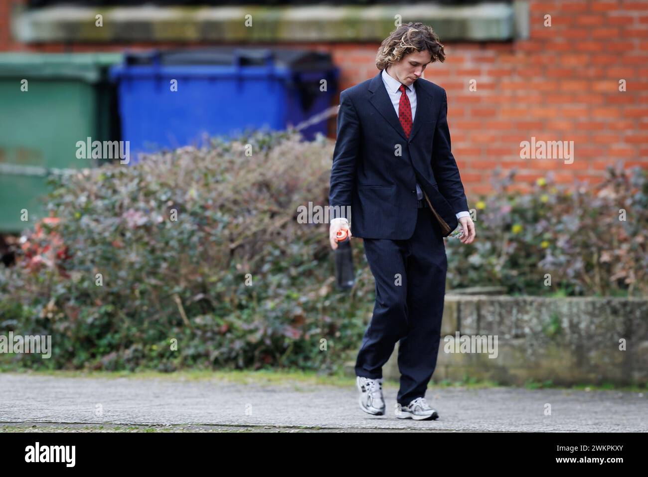 YouTuber Acid (Nathan Vandergunst) pictured during the verdict session ...