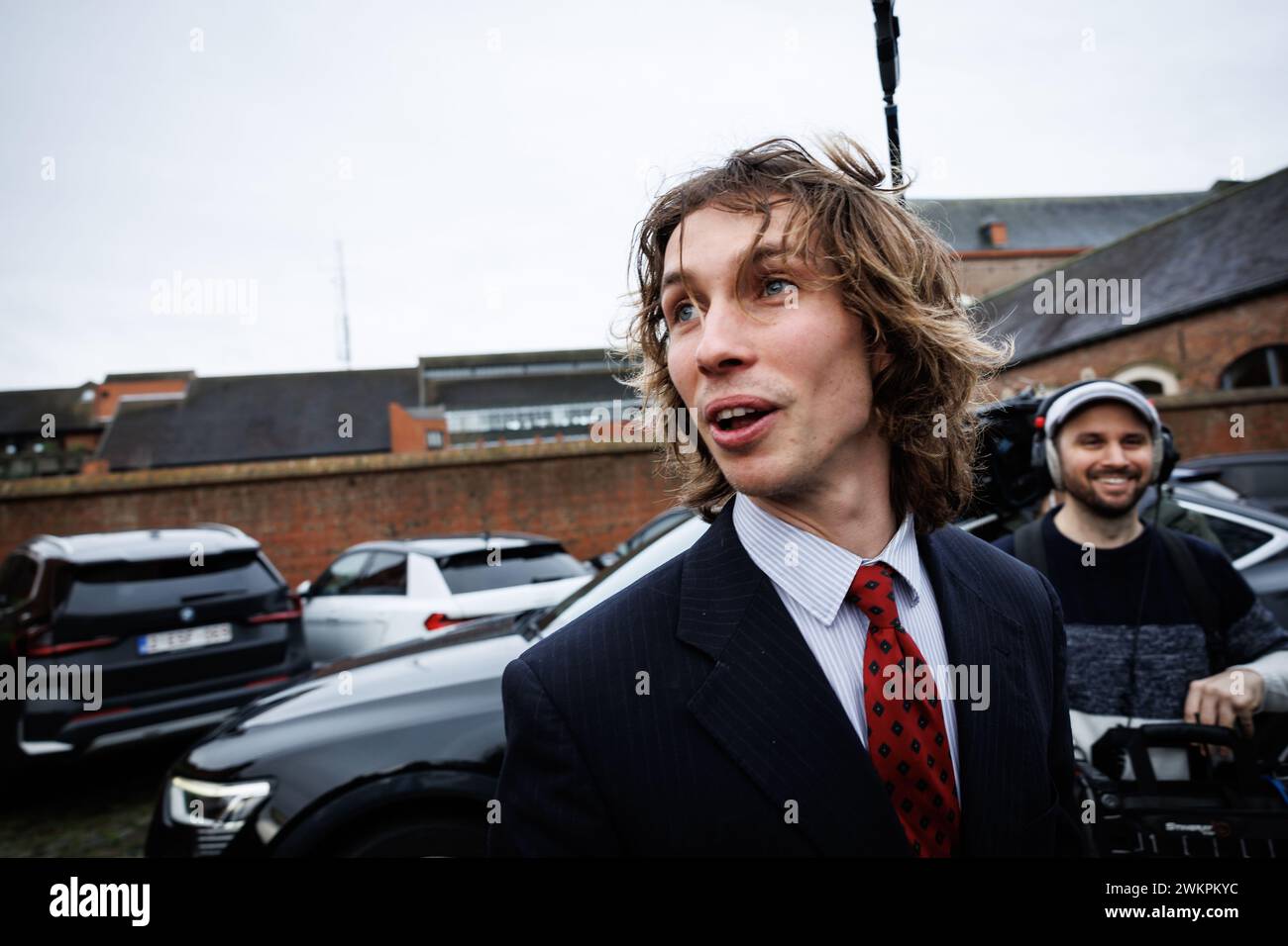 YouTuber Acid (Nathan Vandergunst) pictured during the verdict session ...