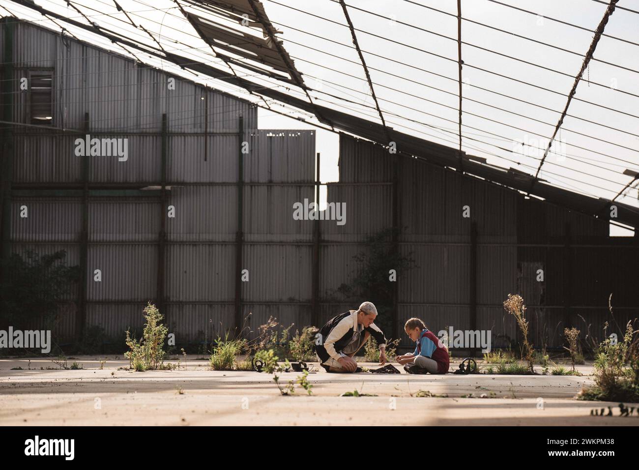 HARRIS DICKINSON and LOLA CAMPBELL in SCRAPPER (2023), directed by ...