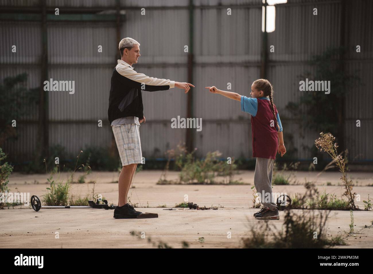 HARRIS DICKINSON and LOLA CAMPBELL in SCRAPPER (2023), directed by ...