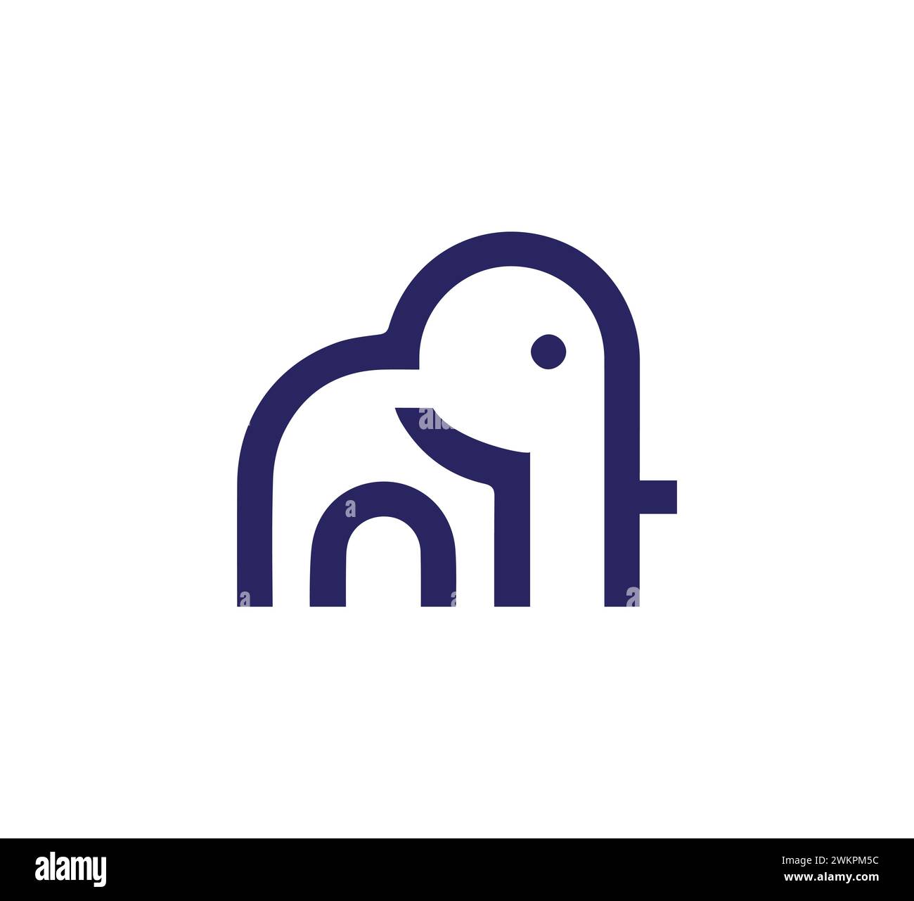 elephant logo design vector Stock Vector Image & Art - Alamy