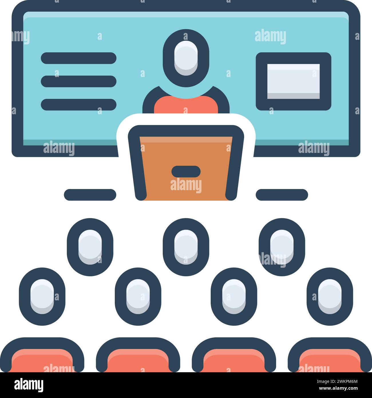 Icon for seminar,demonstration Stock Vector Image & Art - Alamy