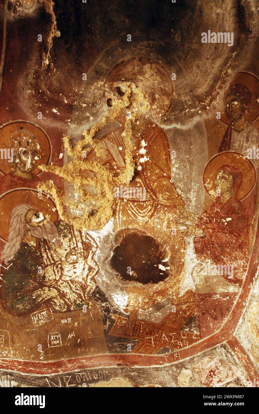 Greece, Thessaly, Larisa, Elassona Pythio village Byzantine Church ...