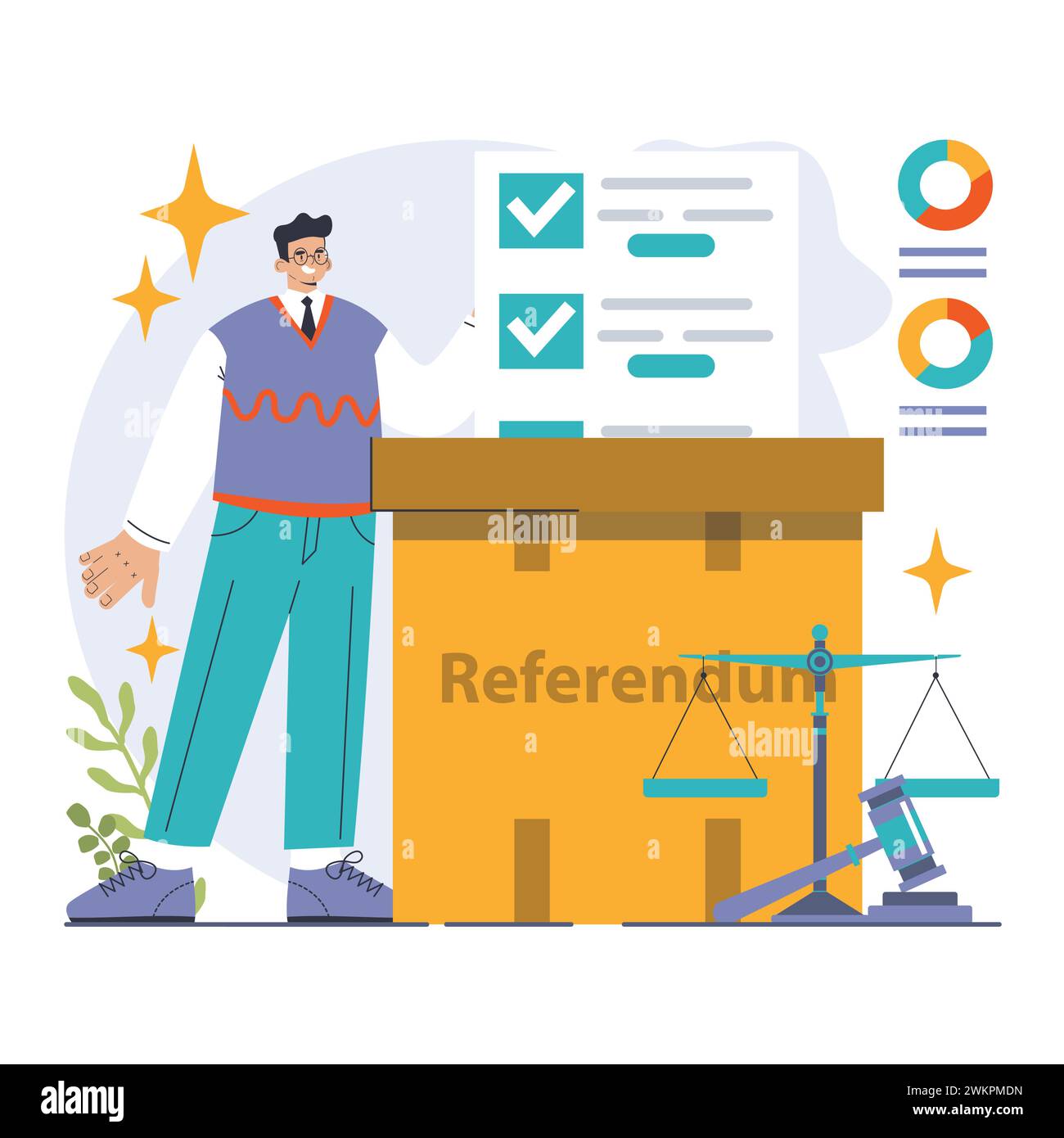 Election. Democratic procedure, citizens choosing political party or ...