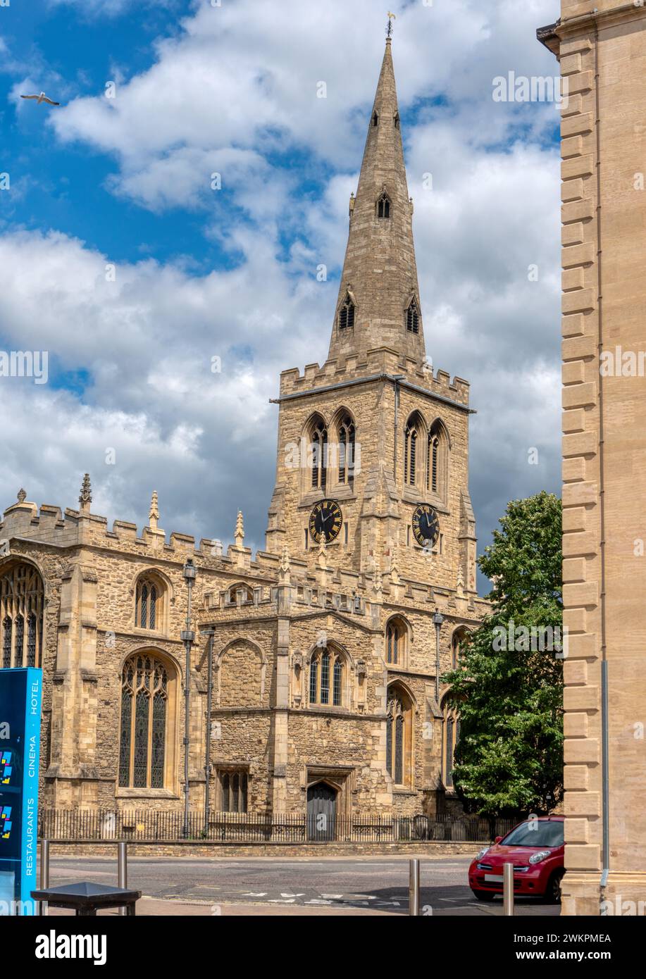 UK, England, Bedford, St Paul's medieval anglican Church, Bedford ...