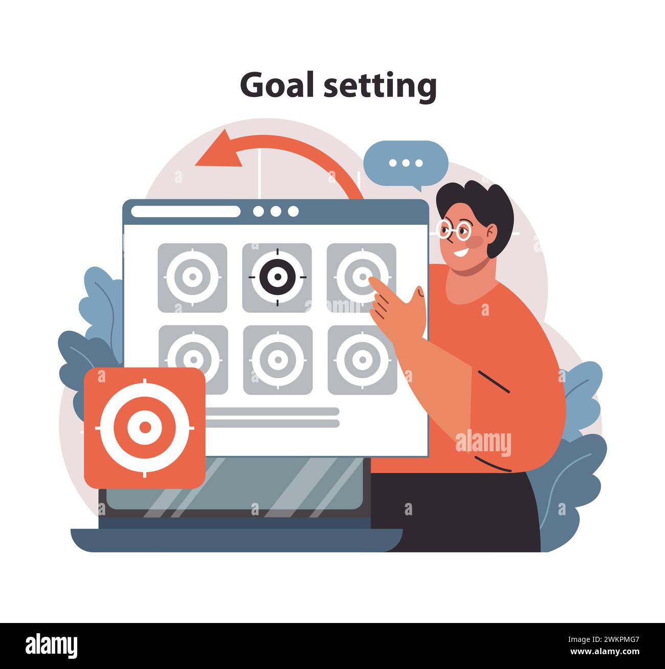Strategically planning Goal Setting on a digital dashboard ...