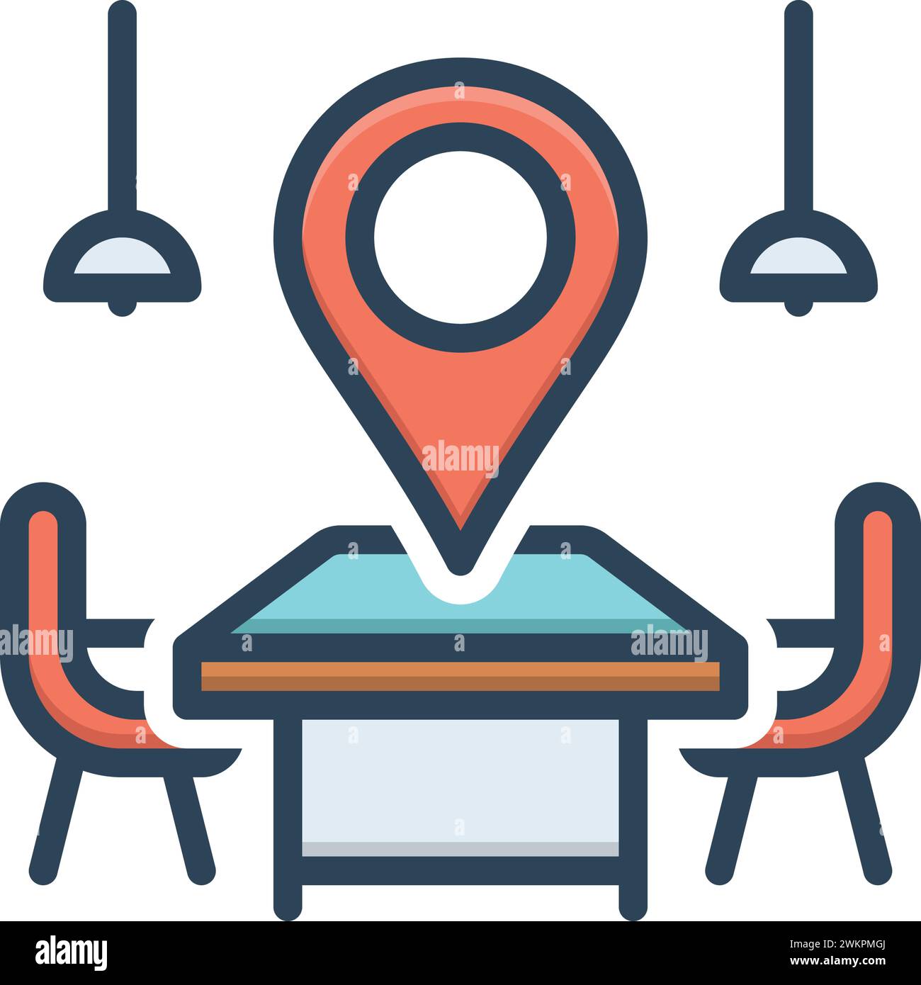 Icon for meeting point,meeting Stock Vector Image & Art - Alamy