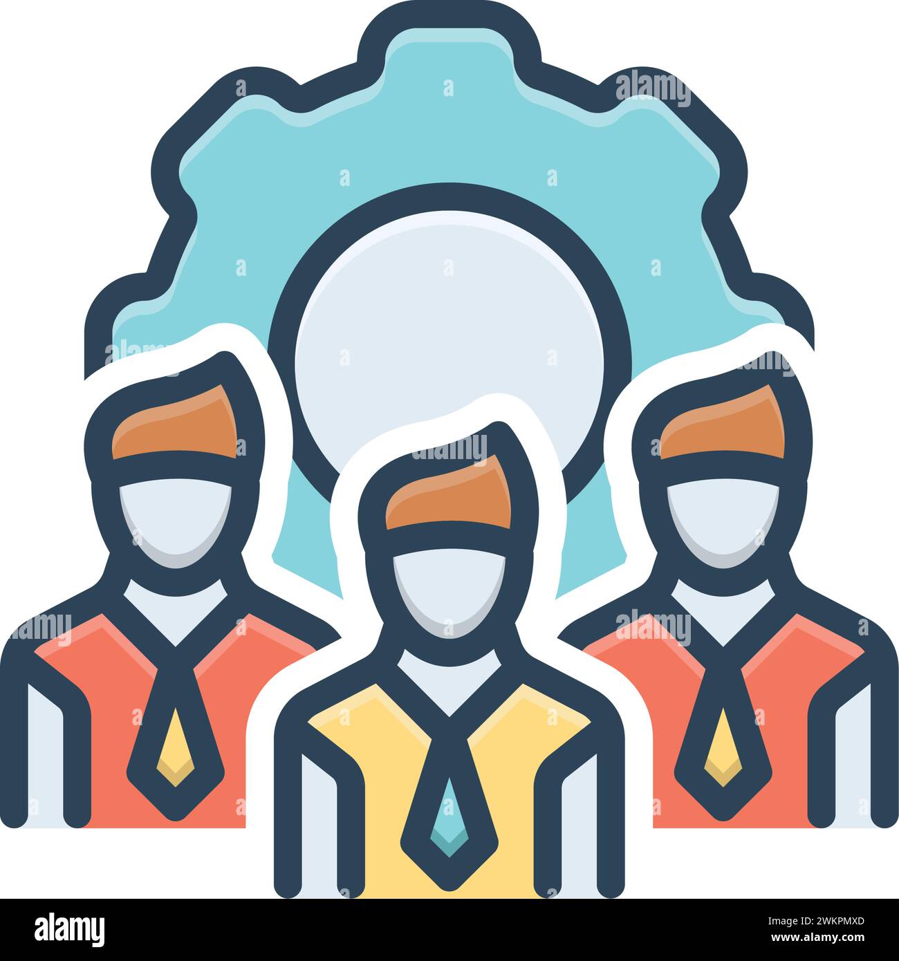 Team management Stock Vector Images - Alamy