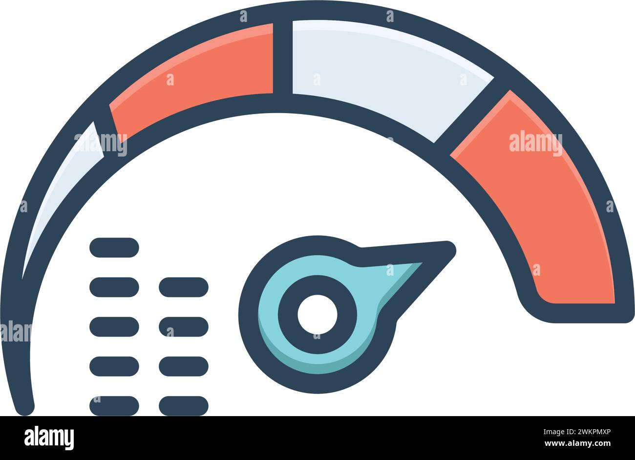 Risk icon speedometer Stock Vector Images - Alamy