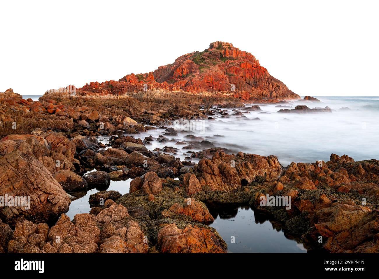 Early morning light on the rocks in Mimosa Rocks National Park Stock ...