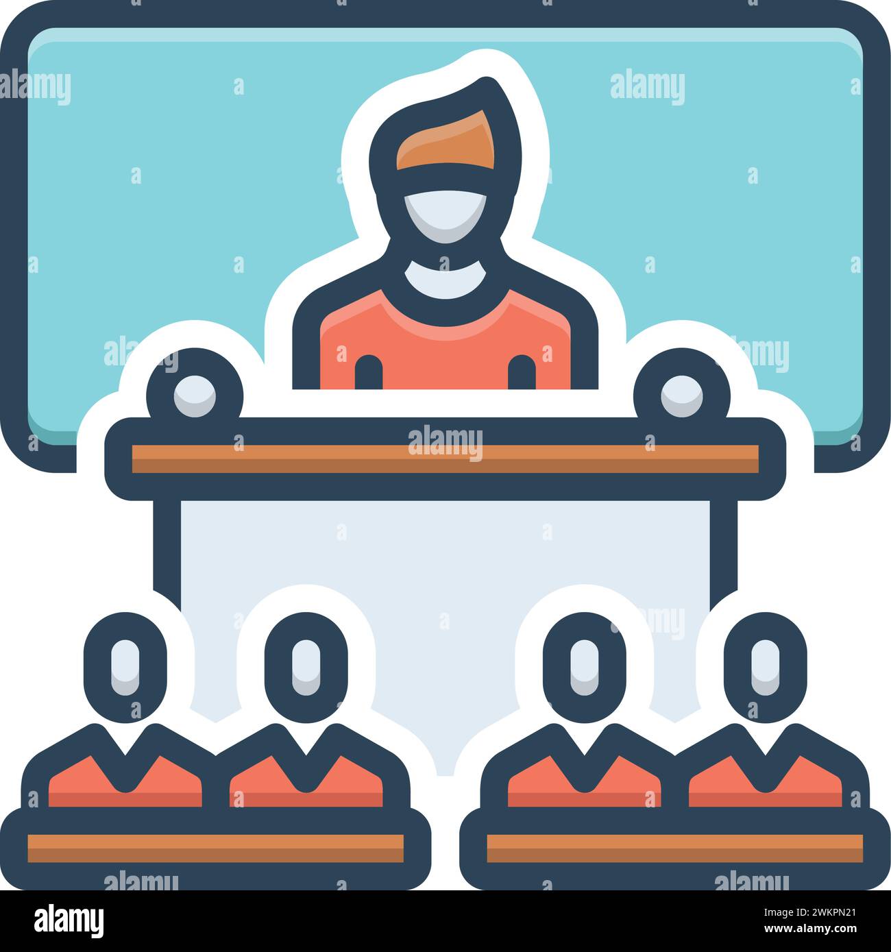 Icon for lecture,auditorium Stock Vector Image & Art - Alamy