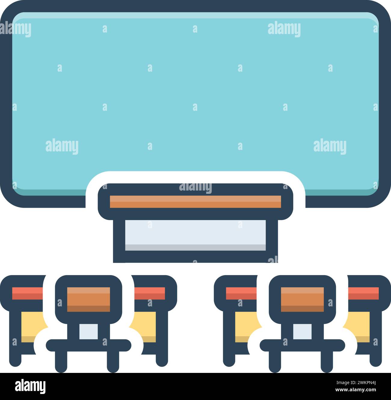 Study room Stock Vector Images - Alamy
