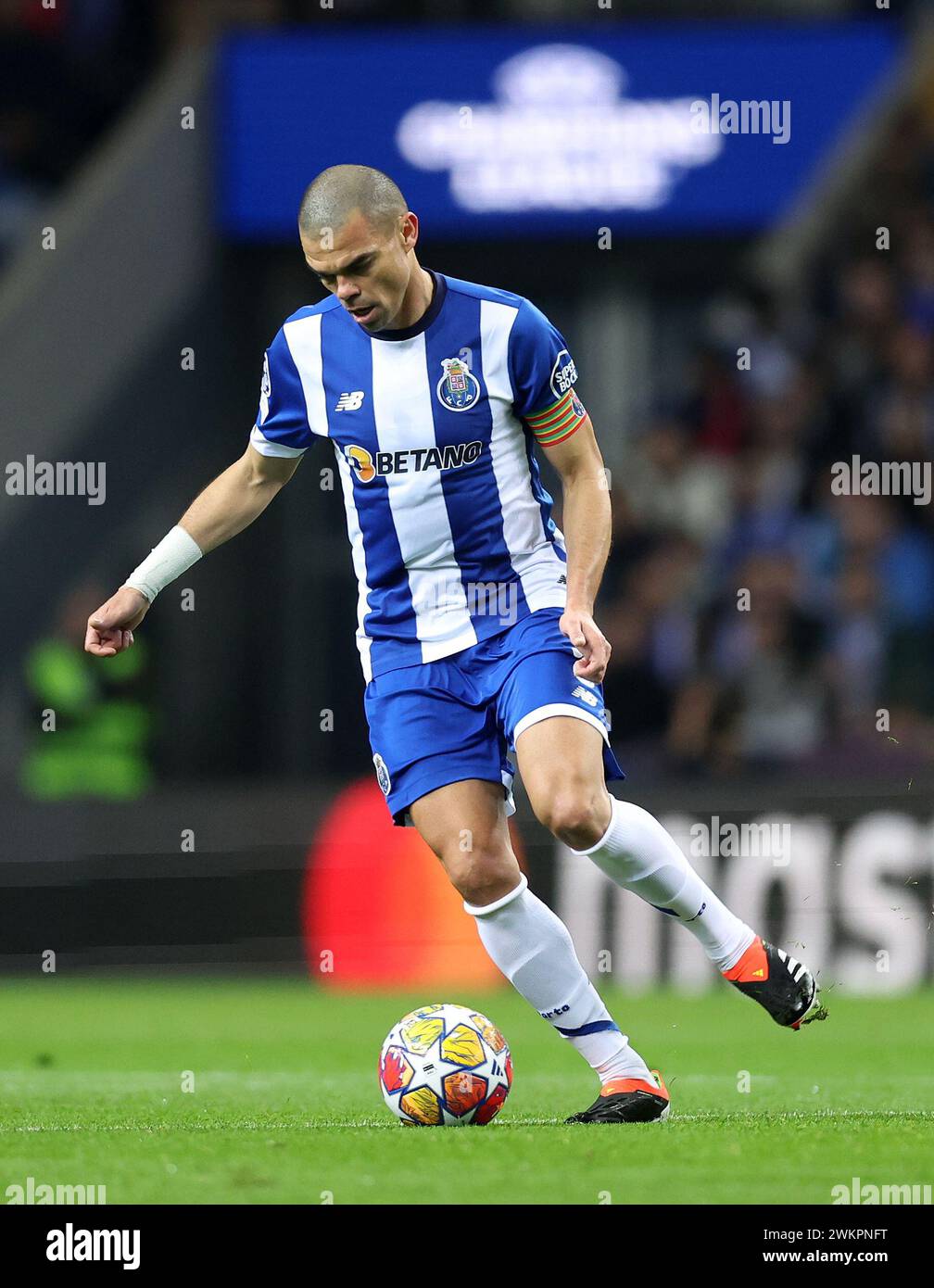 Porto, Portugal. 21st Feb, 2024. Pepe of FC Porto during the UEFA ...