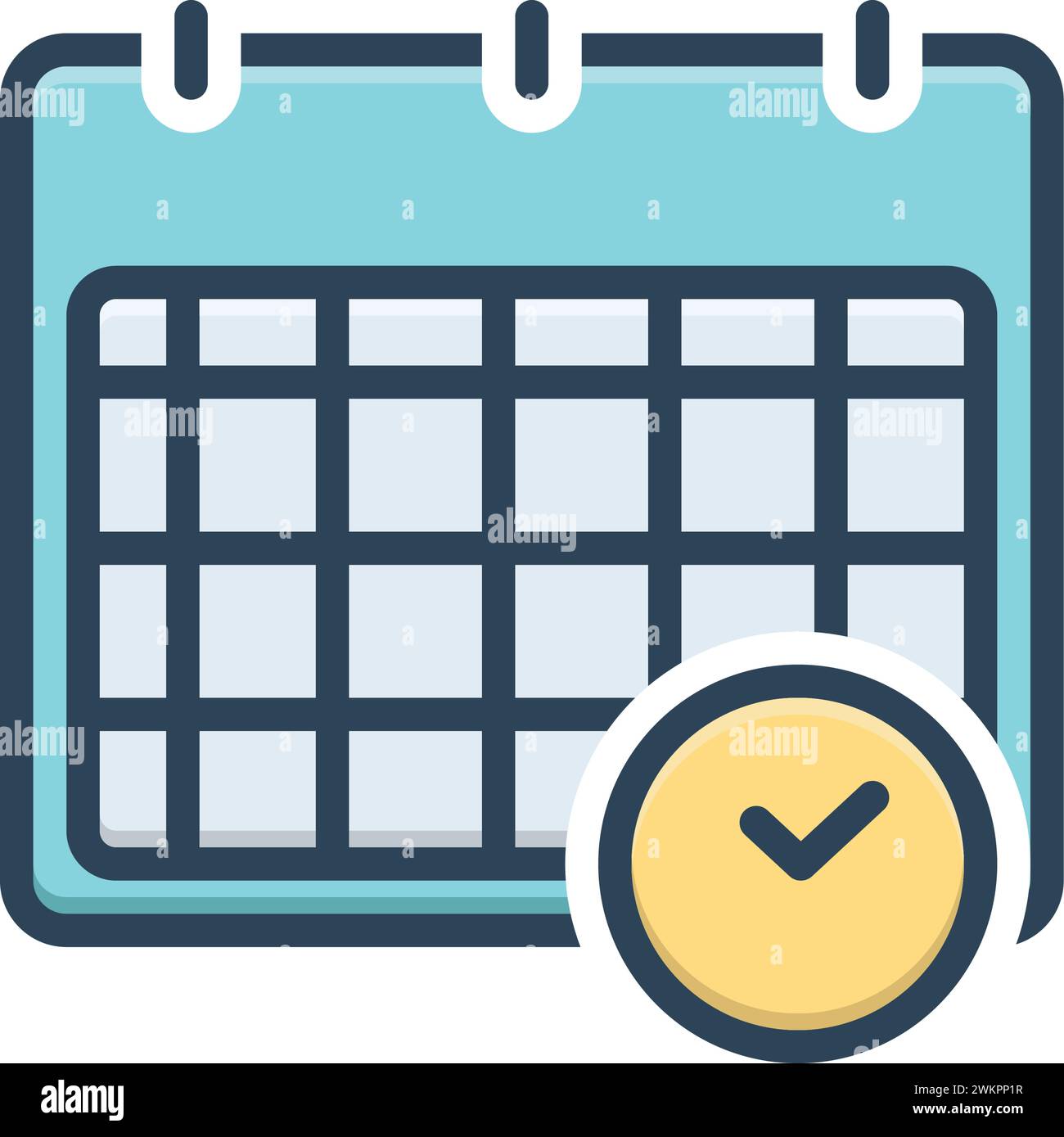Icon for time table,calendar Stock Vector Image & Art - Alamy
