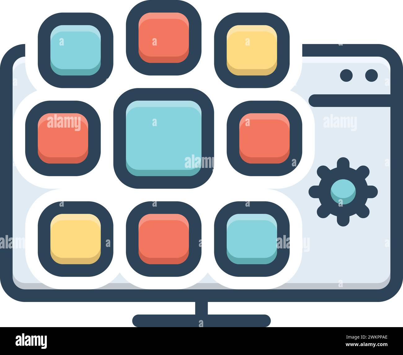 Icon for application,website Stock Vector Image & Art - Alamy