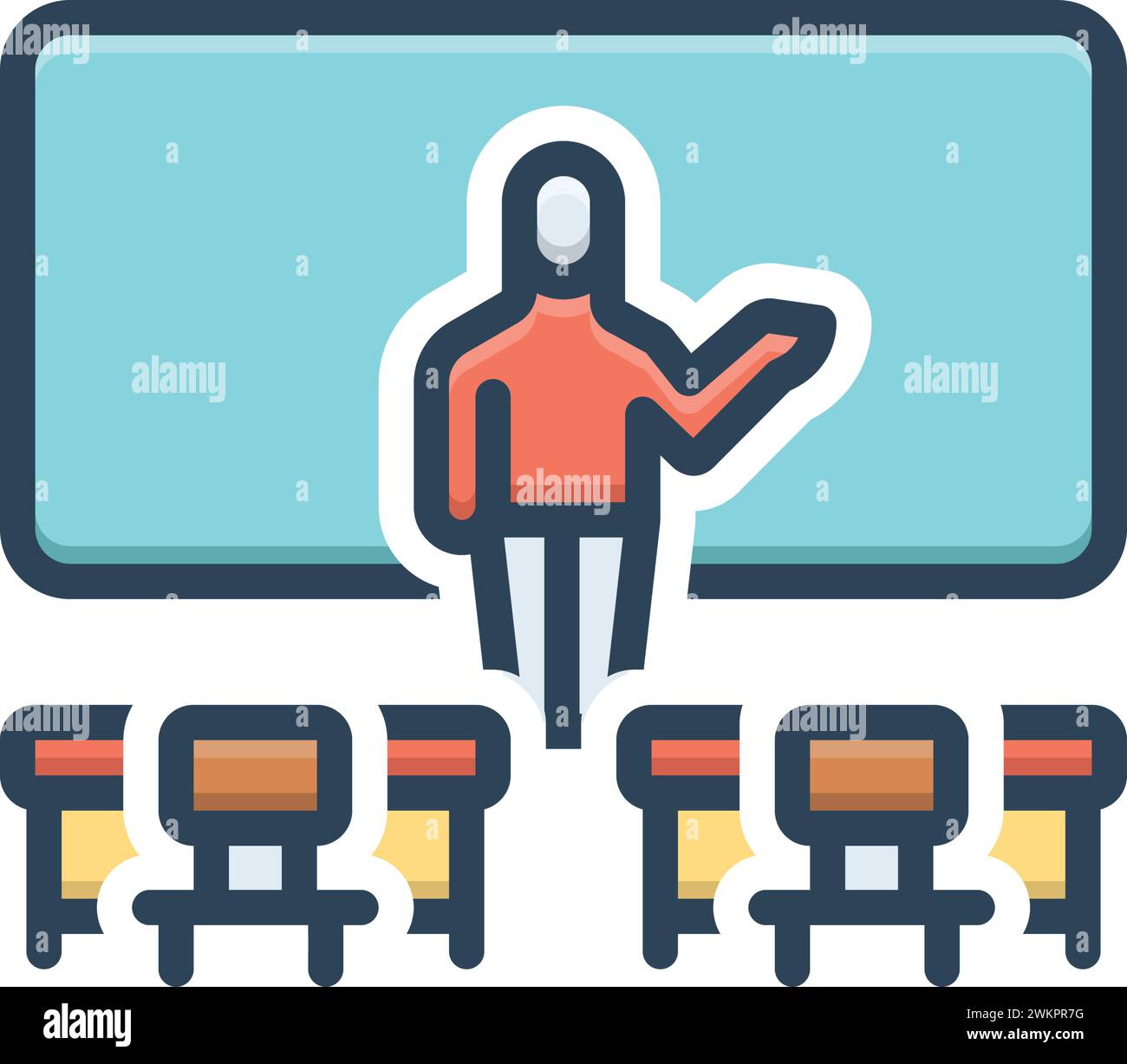 Icon For Teaching Classroom Stock Vector Image And Art Alamy
