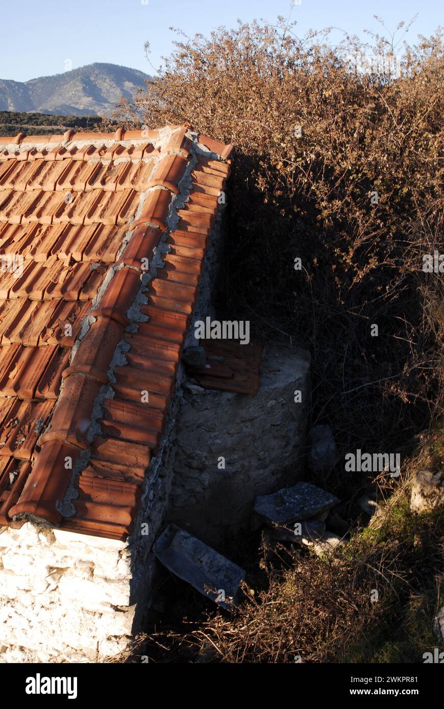 Greece, Thessaly, Larisa, Elassona Pythio village Byzantine Church ...