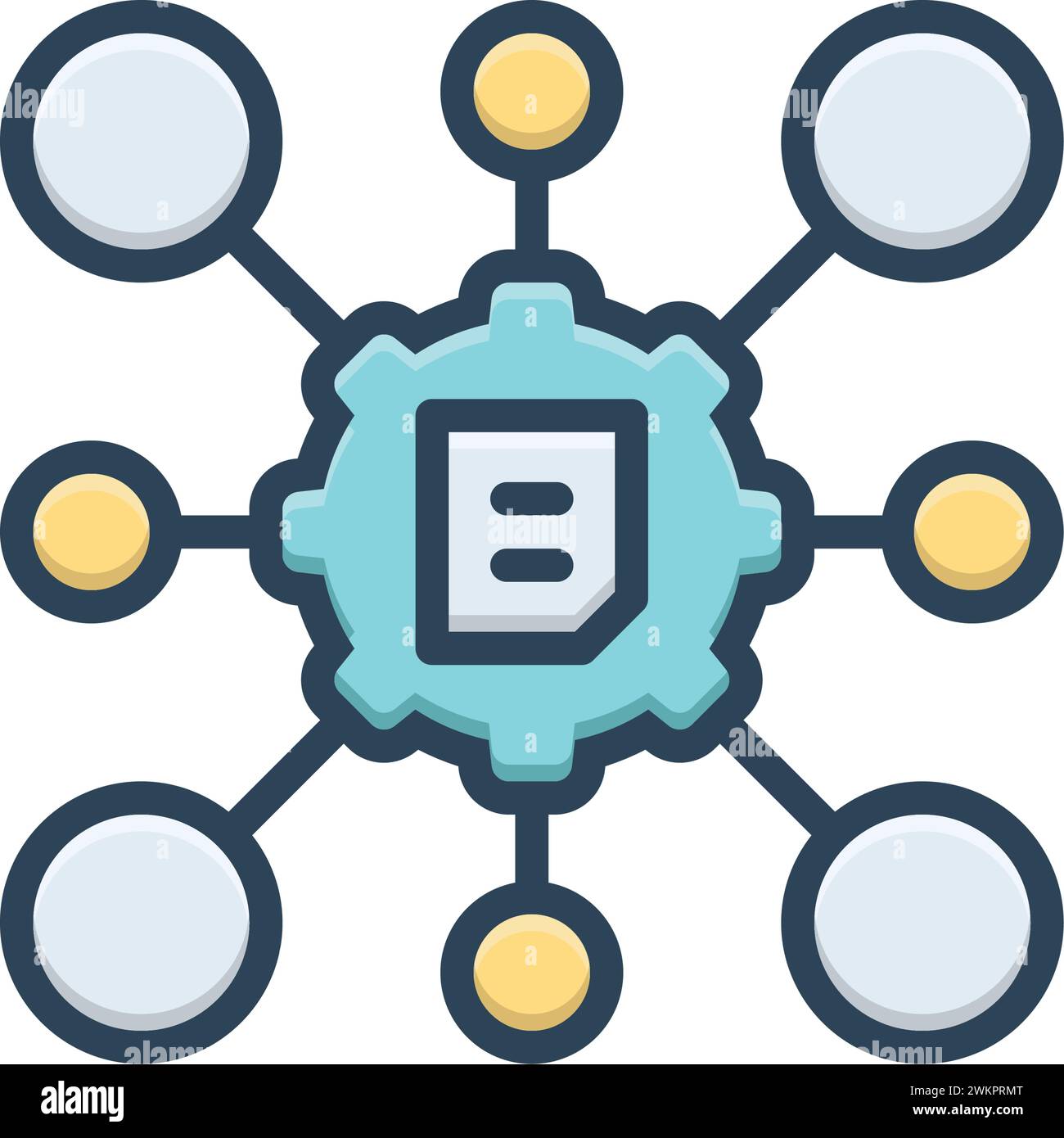 Flowchart diagram scheme icon hi-res stock photography and images - Alamy