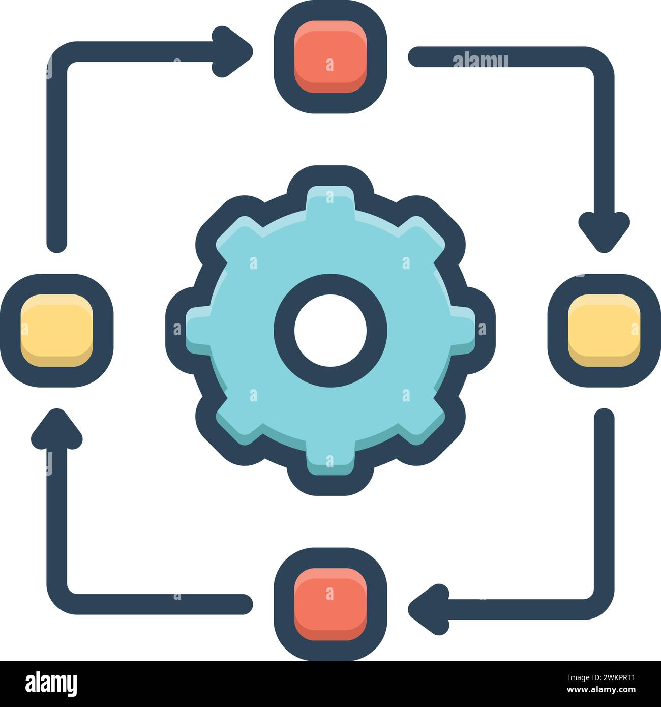 Icon for workflow,progress Stock Vector Image & Art - Alamy