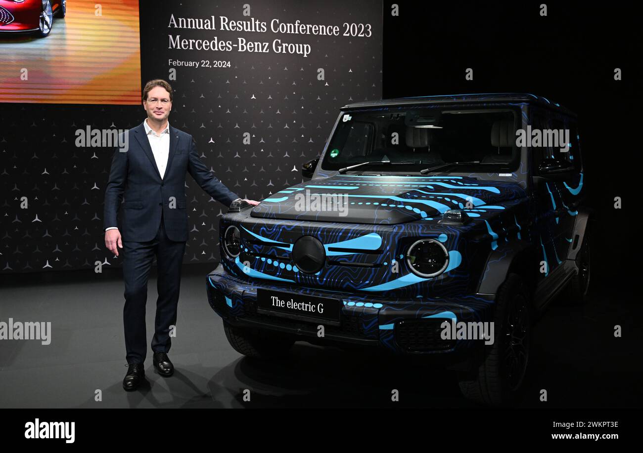 Stuttgart, Germany. 22nd Feb, 2024. Ola Källenius, CEO of Mercedes-Benz ...