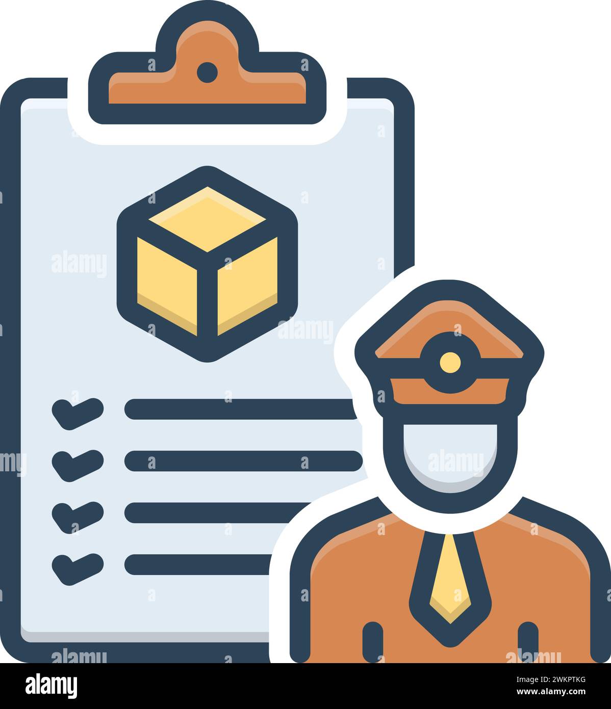 Customs customs clearance Stock Vector Images - Alamy