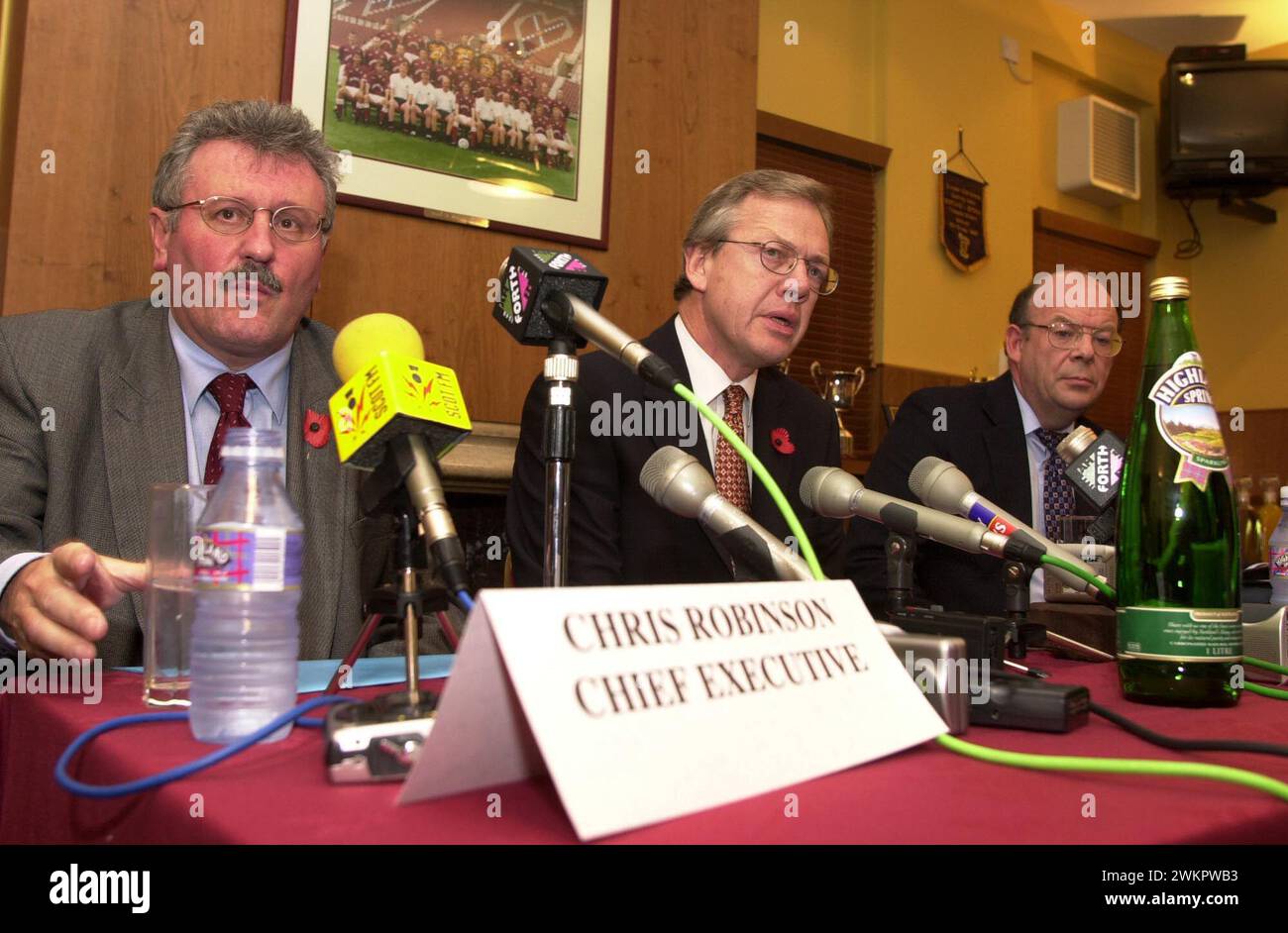 Press conference at Tynecastle to announce Jim Jeffries departure ...