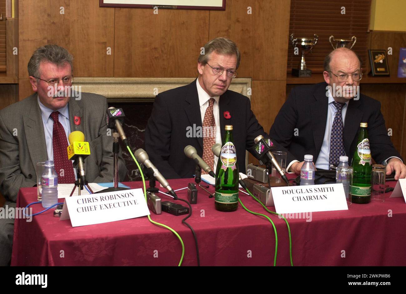 Press conference at Tynecastle to announce Jim Jeffries departure ...