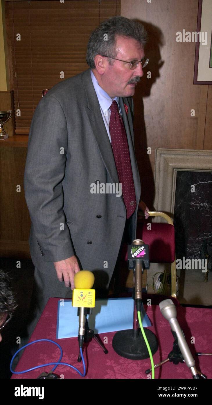 Tynecastle press conference to announce Jim Jeffries departure from the ...