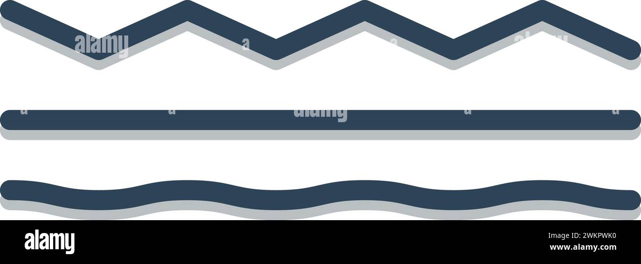 Icon for line,underline Stock Vector Image & Art - Alamy