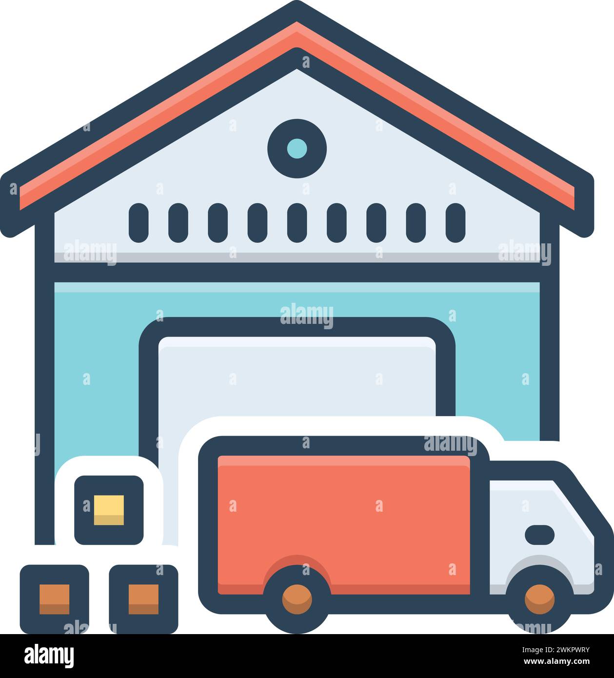 Delivery supplies Stock Vector Images - Alamy