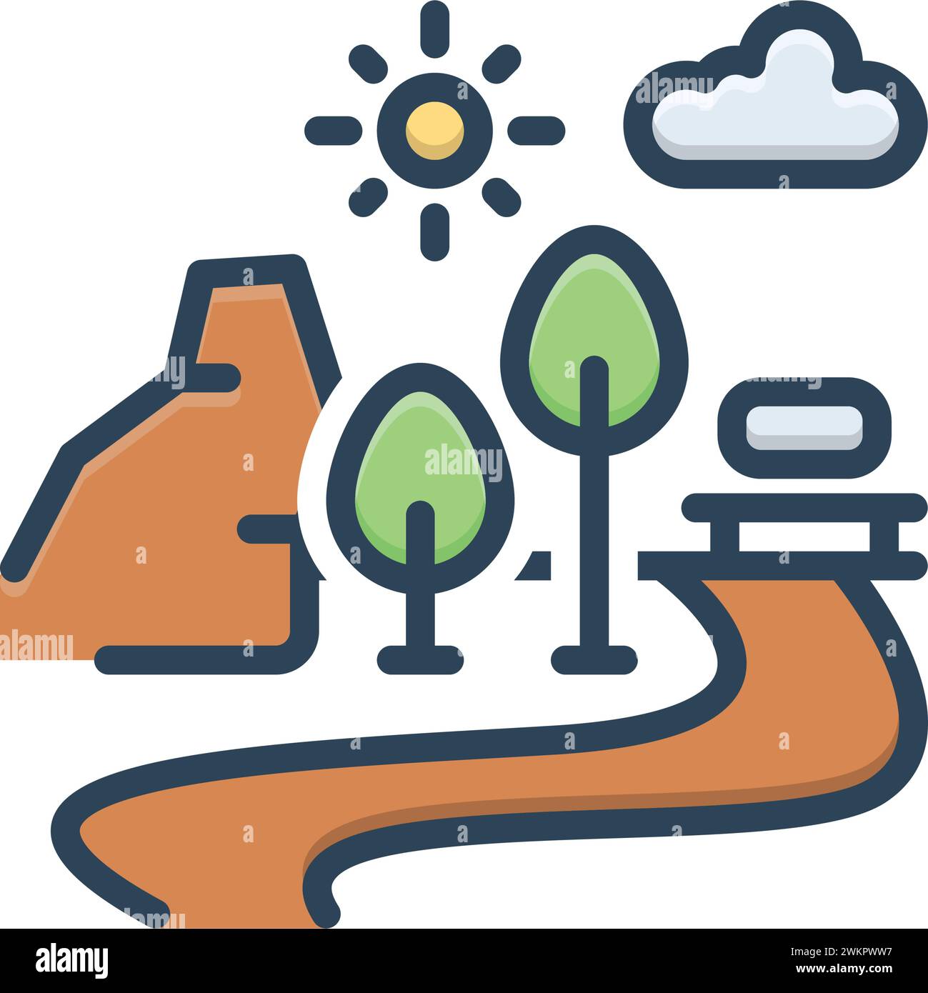 National park sign Stock Vector Images - Alamy