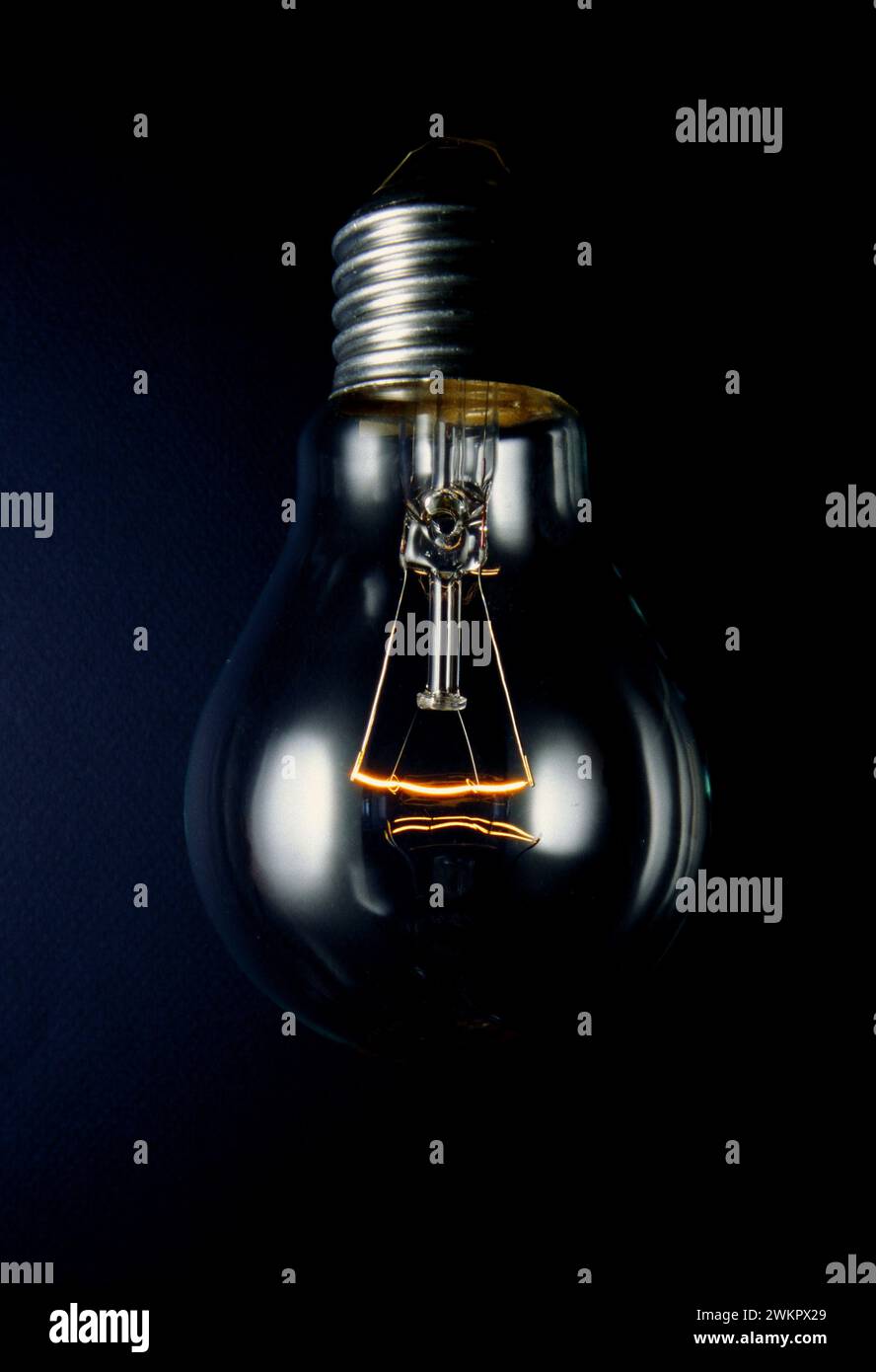 closeup of an old tungsten light bulb Stock Photo - Alamy