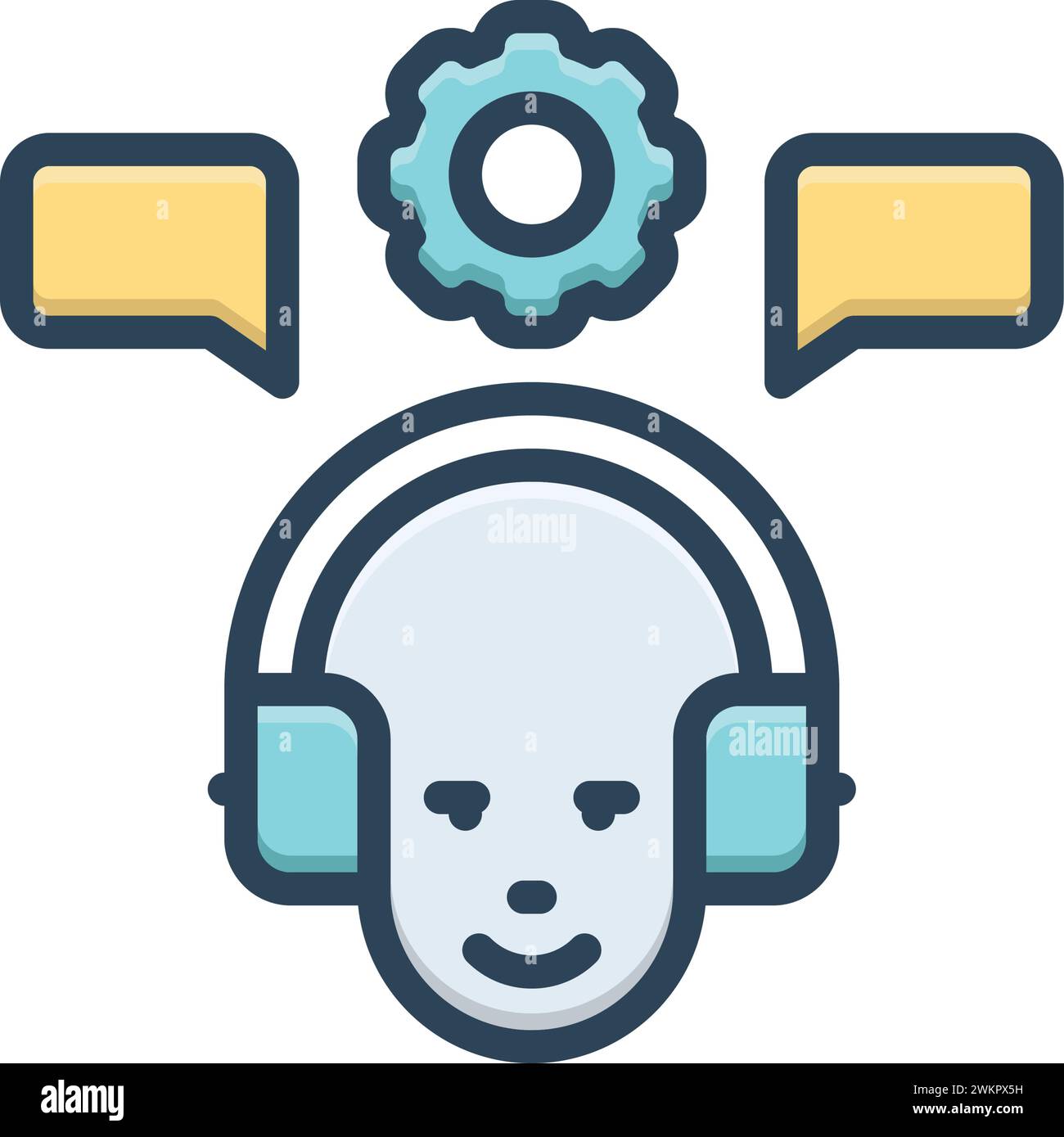 Icon for interpreting,helper Stock Vector Image & Art - Alamy