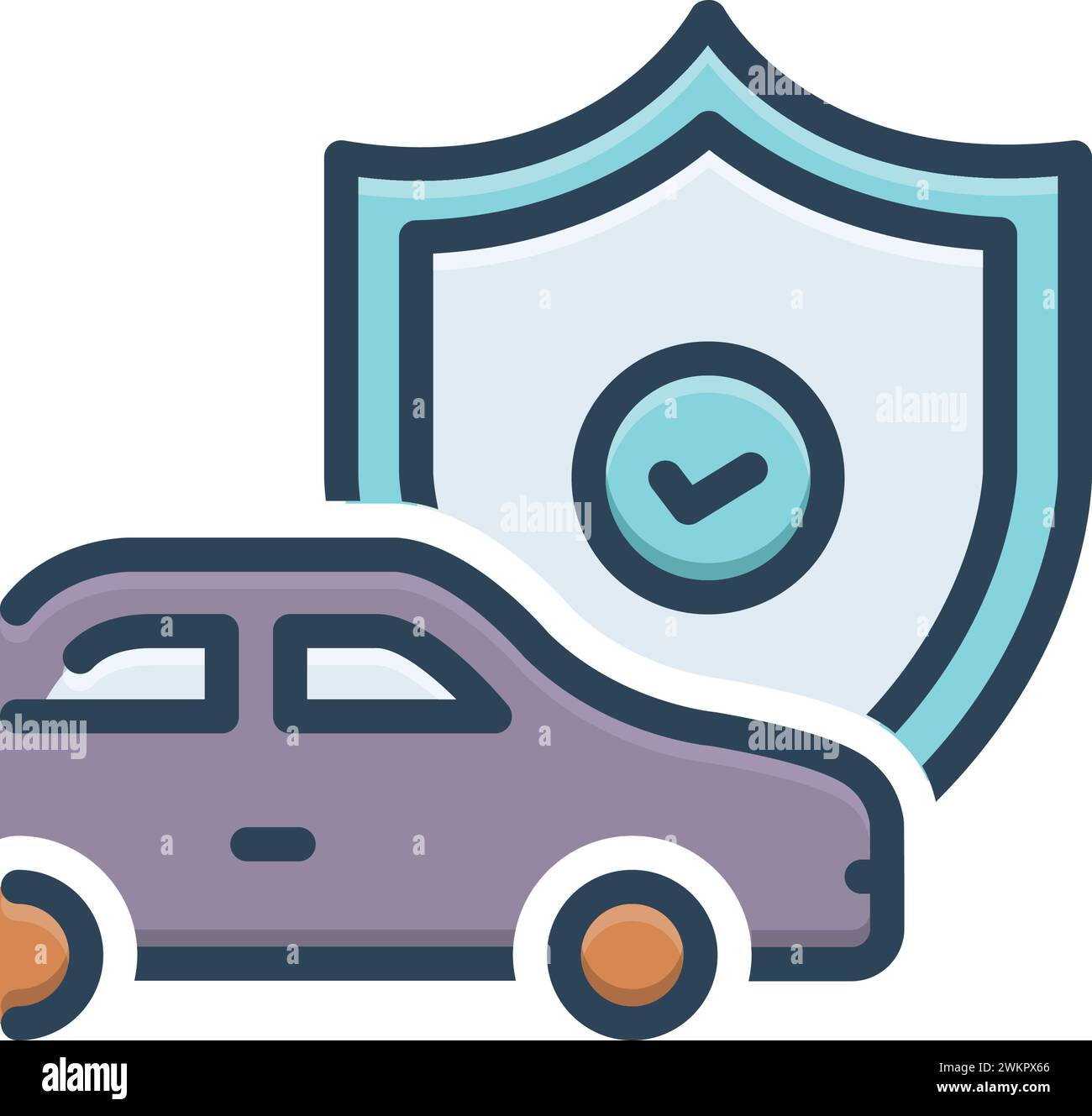 Icon for insurance,car insurance Stock Vector Image & Art - Alamy