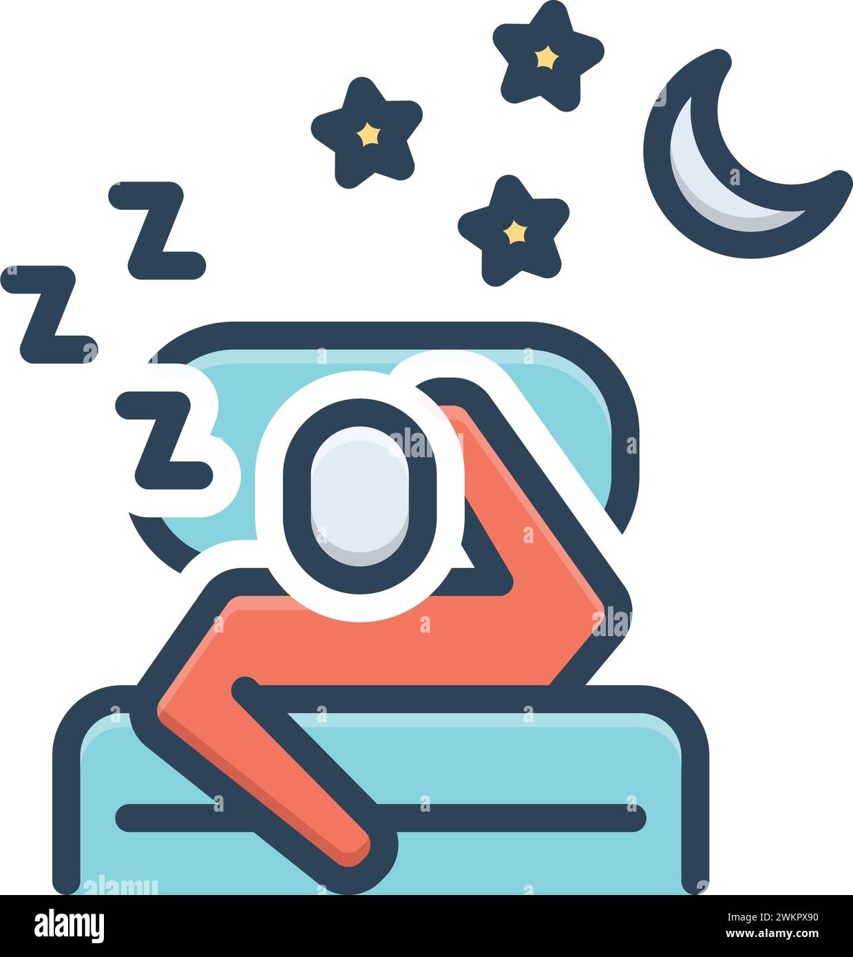 Sleep sleeping Stock Vector Images - Alamy